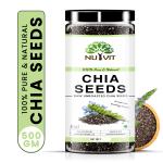 Buy Nutvit Chia Seeds 500gm - Non-GMO | Seeds for Eating | Rich in ...