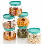 Buy Joie Airtight Transparent Jar, Matuki Shape Air Tight Kitchen ...