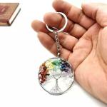 Buy Fikup Tree of life Key chain Handcrafted made with Natural seven ...