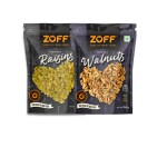 Buy Zoff Premium Dry Fruits | Combo Pack | Raisins & Walnuts 250GM each ...