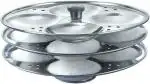 Buy ODD M EVEN Idli Stand Stainless Steel | 3-Rack Idli Plates for 12 ...