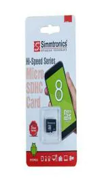 Buy Simmtronics PRO SERIES 8 GB SD Card Class 10 100 MB/s Memory Card ...