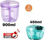 Buy Finox Dishwasher Safe Vegetable Chopper, Cutter and Mixer (pack of ...