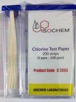 Buy ISOCHEM LABORATORIES Chlorine Test Paper (5ppm-100ppm) 200 Strips ...