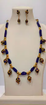 Buy MAYURI'Z COLLECTION_Assamese Traditional Necklace & Earring Set ...