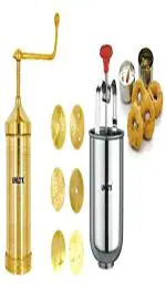 Buy UNLOCK New Brass Chakli Maker Idiyappam Press with 6 Jali ...