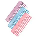 Buy LILY Wide Teeth Multicolor Shampoo Combs for Women, Set of 3 Online ...