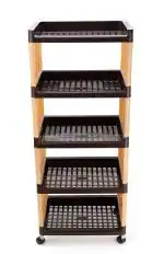 Buy SUMOWARE Plastic Multi-Purpose Kitchen Trolly Portable Storage Rack ...