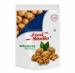 Buy FOOD STUDIO Premium Inshell Walnut Blue Pouch (500gm) | Premium Akhrot Giri | High in ...