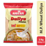 Buy Ahaar Mp Wheat Healthy Daliya 2Kg (500g X 4 Packs) Online at Best Prices in India - JioMart.