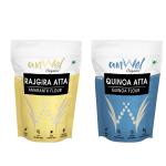 Buy Amwel Combo of Organic Rajgira Atta 450g + Organic Quinoa Atta 450g ...
