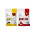 Buy Bhoj Masale 400g Haldi and Kashmiri Lal Mirch Powder Combo Pack ...