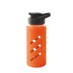 Buy Treo Glass Bottle With Protector, 535 ml, 1 Piece, Orange Online at ...