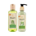 Buy Vagad's Khadi Herbal Gramodaya Neem Aloevera Shampoo +Conditioner | 210ml + 200ml Online at ...