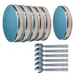 Buy SHINI LIFESTYLE PLATE THALI Dinner Plate, steel plate, laser design ...