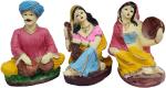 Buy Gw Creations Multicolor Polyresin Decorative Showpiece - Sitar ...