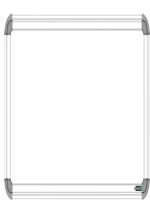 Buy SHELFKING Non-Magnetic 2x1 Feet Double Sided Both Side Writing one ...