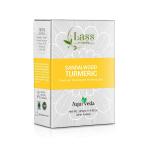 Buy LASS NATURALS Sandalwood Handmade Premium Bathing Soap 125 Gm (Pack ...