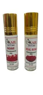 Buy KAH ATTAR Rose and Real Rose Attar 6 ml Each Online at Best Prices ...