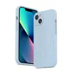 Buy Gripp Iphone 13 6.1 Inch Sky Blue Silicone Rublite Mag-Safe Slim Fit Back Case Cover Online ...