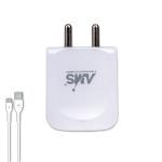 Buy AMS 18W Dual Usb Port Charger Mobile Fast Charger 3.5 Amp Charging ...