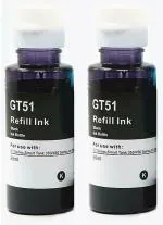 Buy QUINK GT51 Black Ink Compatible for HPGT 51 Ink Bottle Used ...