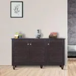 Buy TADesign Medieval B3 Engineered Wood 3 Door Shoe Rack and Cabinet ...