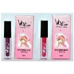 Buy Vycon long lasting matte liquid lipstick ( red and wine 4ml ...