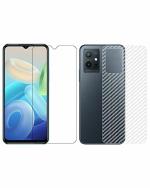 Buy GADGETRONICS Vivo Y75 (5G) Transparent Tempered Glass and Silicone ...