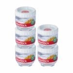 Buy Lock & Lock Interlock Transparent Round Plastic Food Storage ...