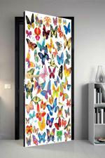 Buy Qth Floral Dor-2827 Design Door Sticker Online at Best Prices in ...