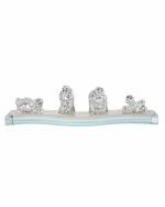 Buy Osasbazaar Silver Laughing Buddha Statue Set ( 25 x 5.4 cm ) Online ...