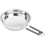 Buy LITEWONDER KITCHEN Stainless Steel Frying Pan Without Lid - 22 cm ...
