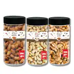Buy Nuts Vakil Dry fruits combo pack of Almonds Cashews Walnuts | Badam Kaju Akhrot ( 500GM X 3 ...