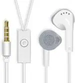 Buy XQUR White In The Ear Wired Headset For Samsung Mobile Ys Earphone J8 For J5, J7, A20, M21 ...