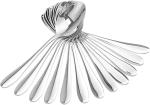 Buy T-KA108 Special Stainless Steel Table Spoon (12 Pcs) Stainless ...
