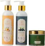 Buy BEROOT HERBALS Bamboo Scrub, Charcoal Face Wash and Honey Almond ...