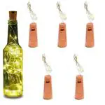 Buy Brightown Warm White Plastic 20 Led Wine Bottle Cork Wire String ...