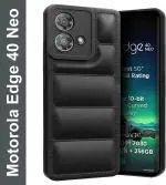 Buy Fashionury Back Cover for Moto Edge 40 Neo 5G (Black, Camera Bump ...