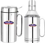 Buy Apeiron Silver Cooking Oil Dispensers 1000 ml (Pack Of 2) Online at ...