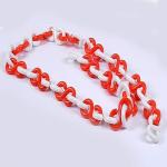 Buy MNU Traffic Plastic Safety Chain Red and White Diameter 5 mm, Long ...