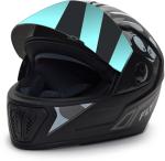 Buy Noax Fly Silver Rambo Full Face Helmet Motorbike Helmet (Silver ...