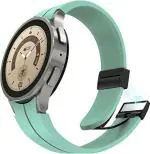 Buy Zapper Multicolor Silicone Magnetic D-Buckle Smart Watch Strap For ...