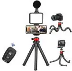 Buy Megaloyalty New Vlogging Kit with Microphone, 36 LED Light, Mobile ...