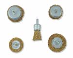 Buy MAF Spindle Brush Sizes Coated Wire Drill Brush, Wire Brush For Remove Paint, Dust 5 Pcs ...