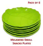 Buy Inpro Melamine Snacks Plates: Lightweight Melamine Designer Quarter ...