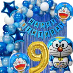 Buy House of Banter Cartoon Doraemon Decoration Pack of 69pc for 9th ...
