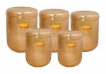 Buy Shiv Shakti Arts Pure Brass Dibba Set|Box Set|Jar & Conatiner Set ...
