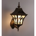 Buy Kiyah lights Aluminium Antique Gold Standard Gate Light | KLW03 ...