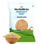 Buy Herbanuts Sesame Seeds 1kg White Til Natural White Sesame Seeds For ...